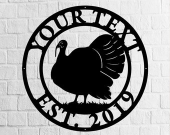 Turkey Metal Art - Etsy