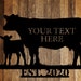 Cattle Metal Sign, Custom Cow/calf, Farmer Sign, Personalized ...