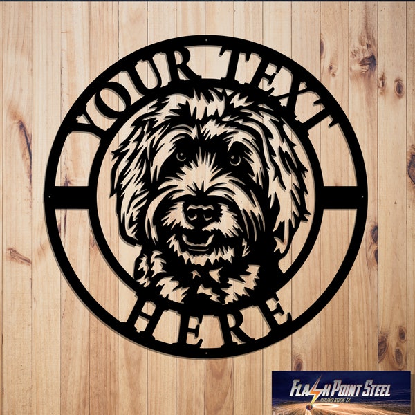 Labradoodle Welcome Sign - Etsy