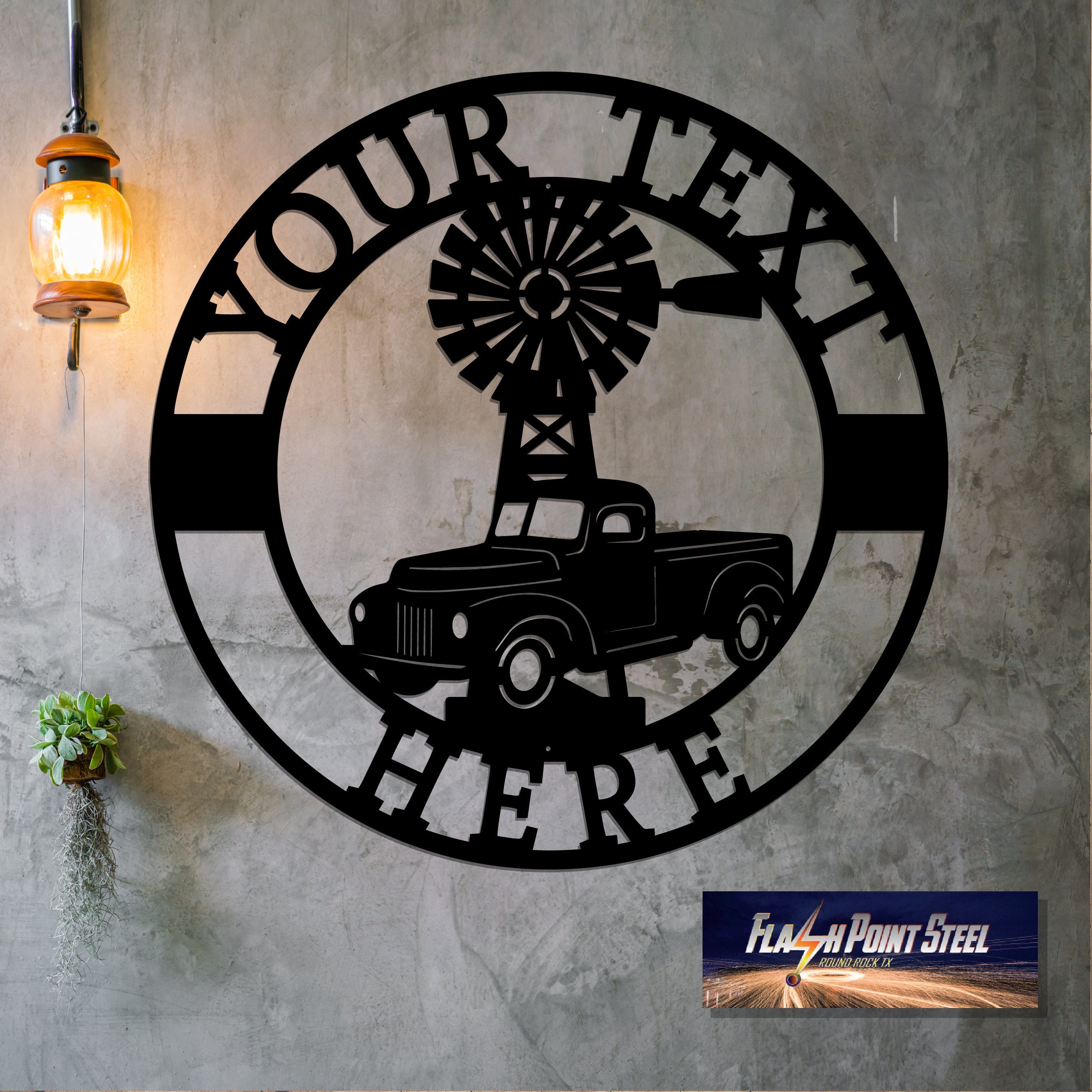Personalized Farm Truck Windmill Sign Ranch Sign Farm Sign - Etsy