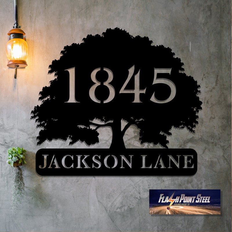Steel Address Sign - Etsy