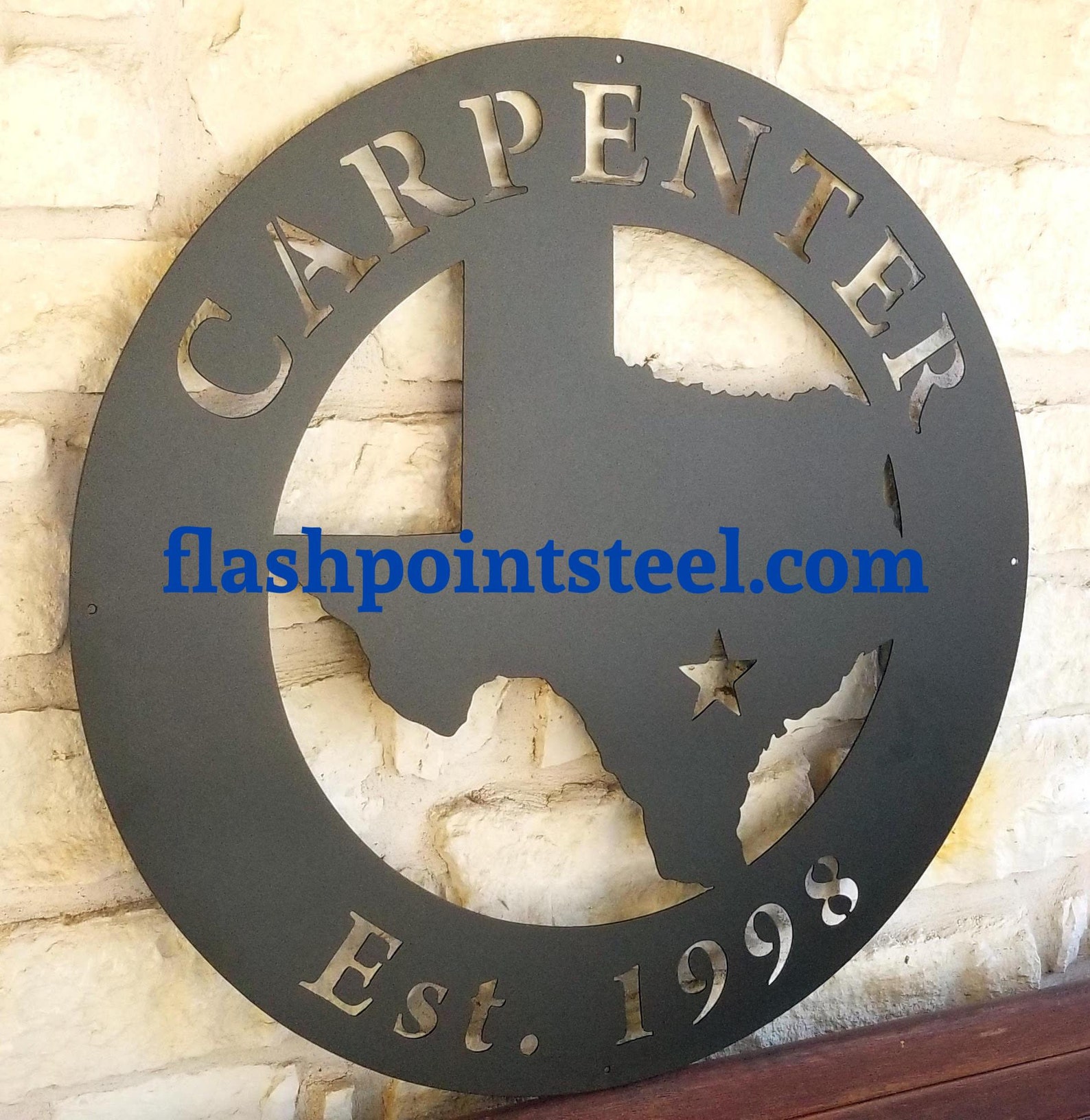 Texas Metal Art Personalized Texas Sign Rustic Sign Texas - Etsy