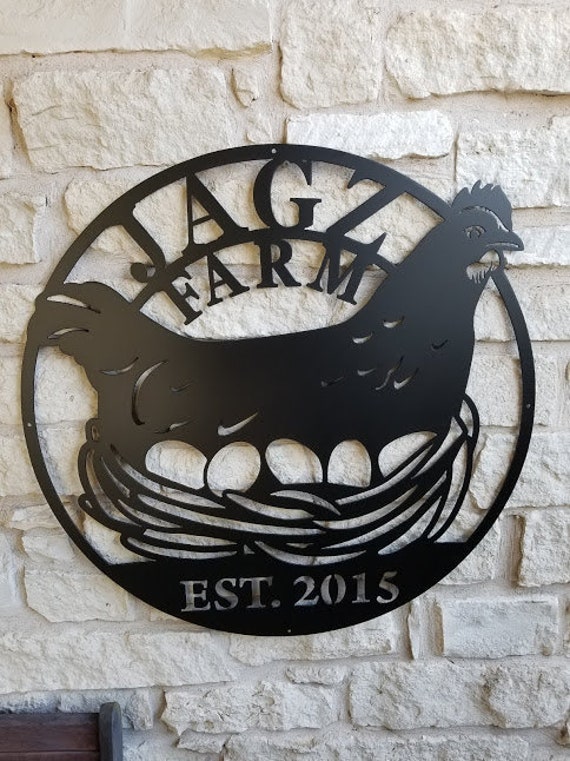 Home & Living Home Décor Ornaments & Accents Steel Art Farm sign Plasma ...