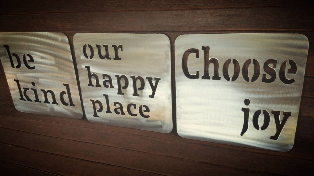 Personalized 12 Steel Square Sign, Steel Art, Metal Wall Art, Welcome ...