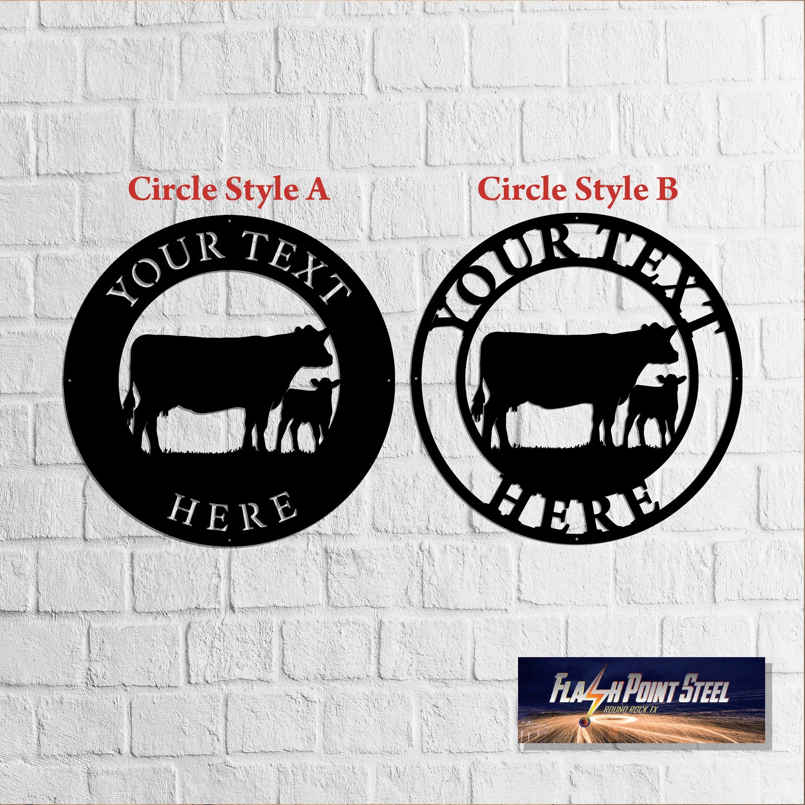 Cattle Metal Sign Custom Cow/calf Farmer Sign Personalized - Etsy