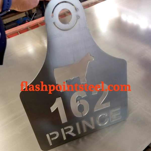 Cattle Tag Table - Etsy