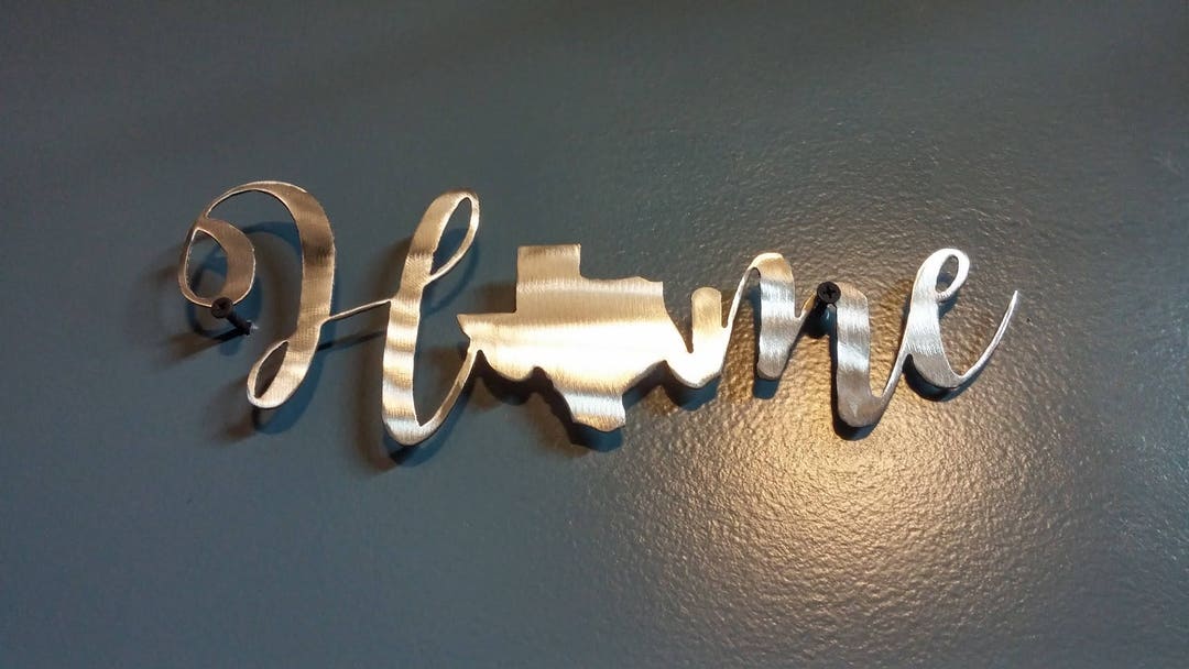 Letrero de Texas Home Letrero de acero cortado por plasma, Steel Art ...