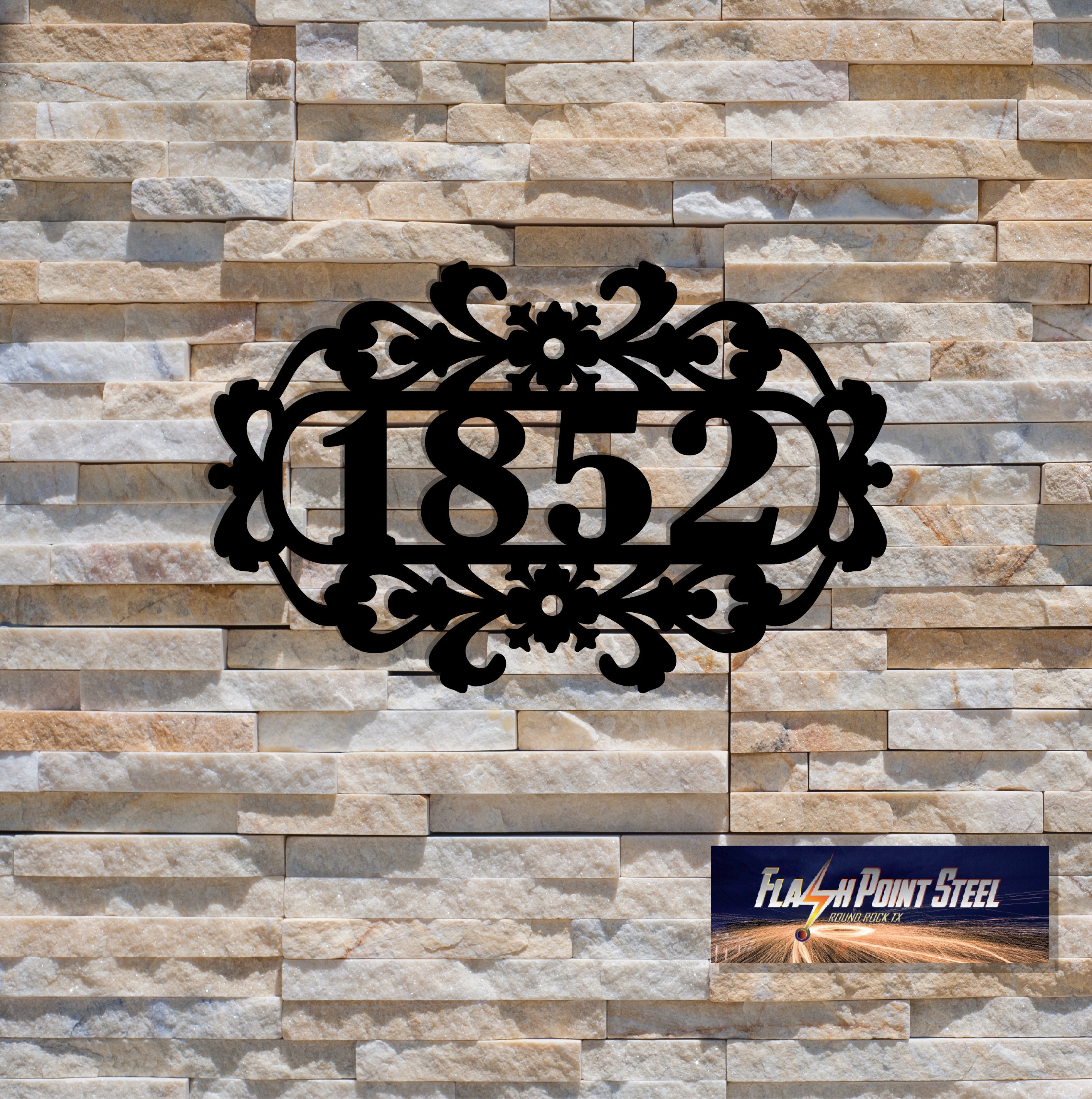 Ornament Home Address Number Address Sign Custom Address - Etsy