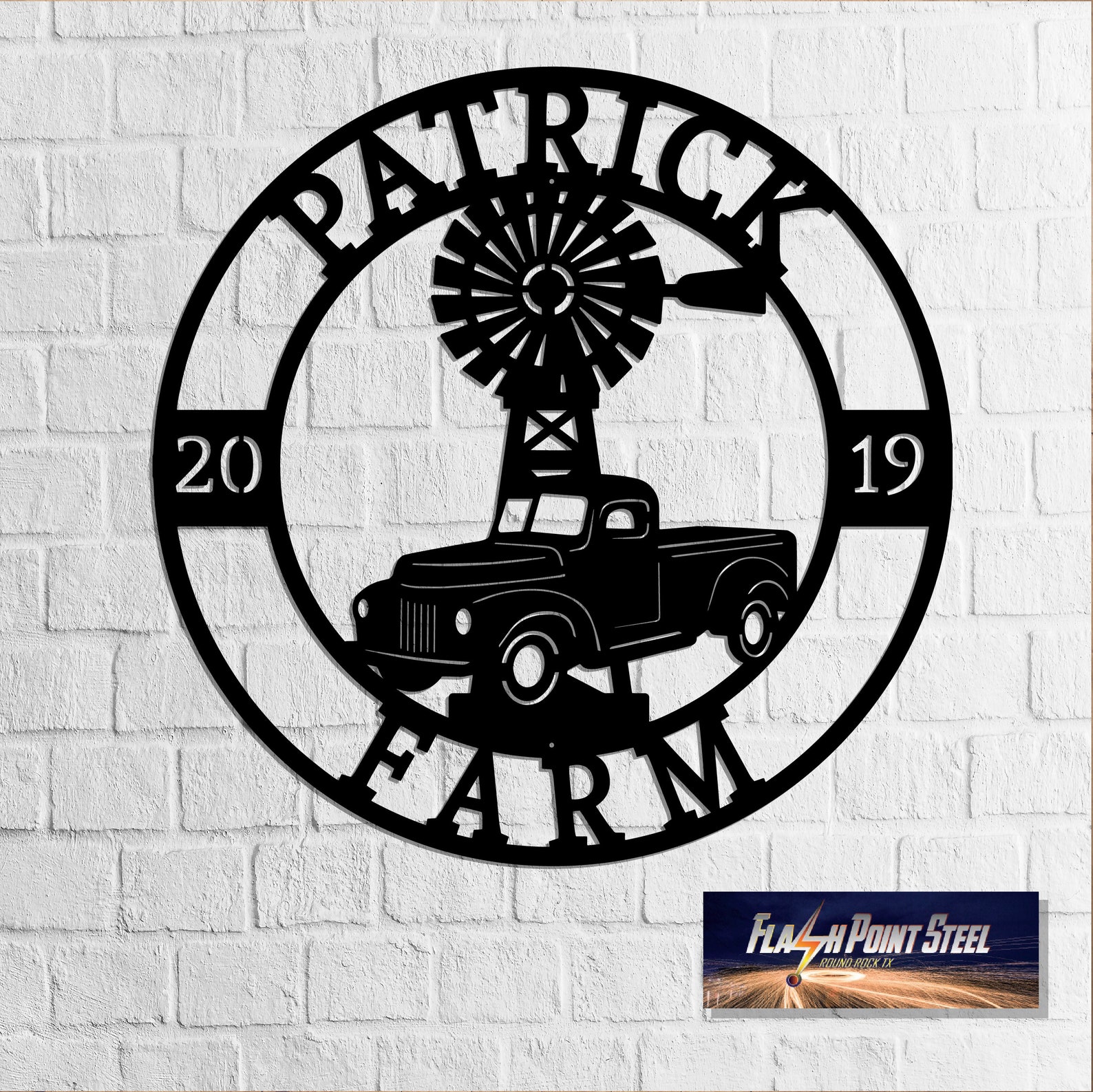 Personalized Farm Truck Windmill Sign Ranch Sign Farm Sign - Etsy