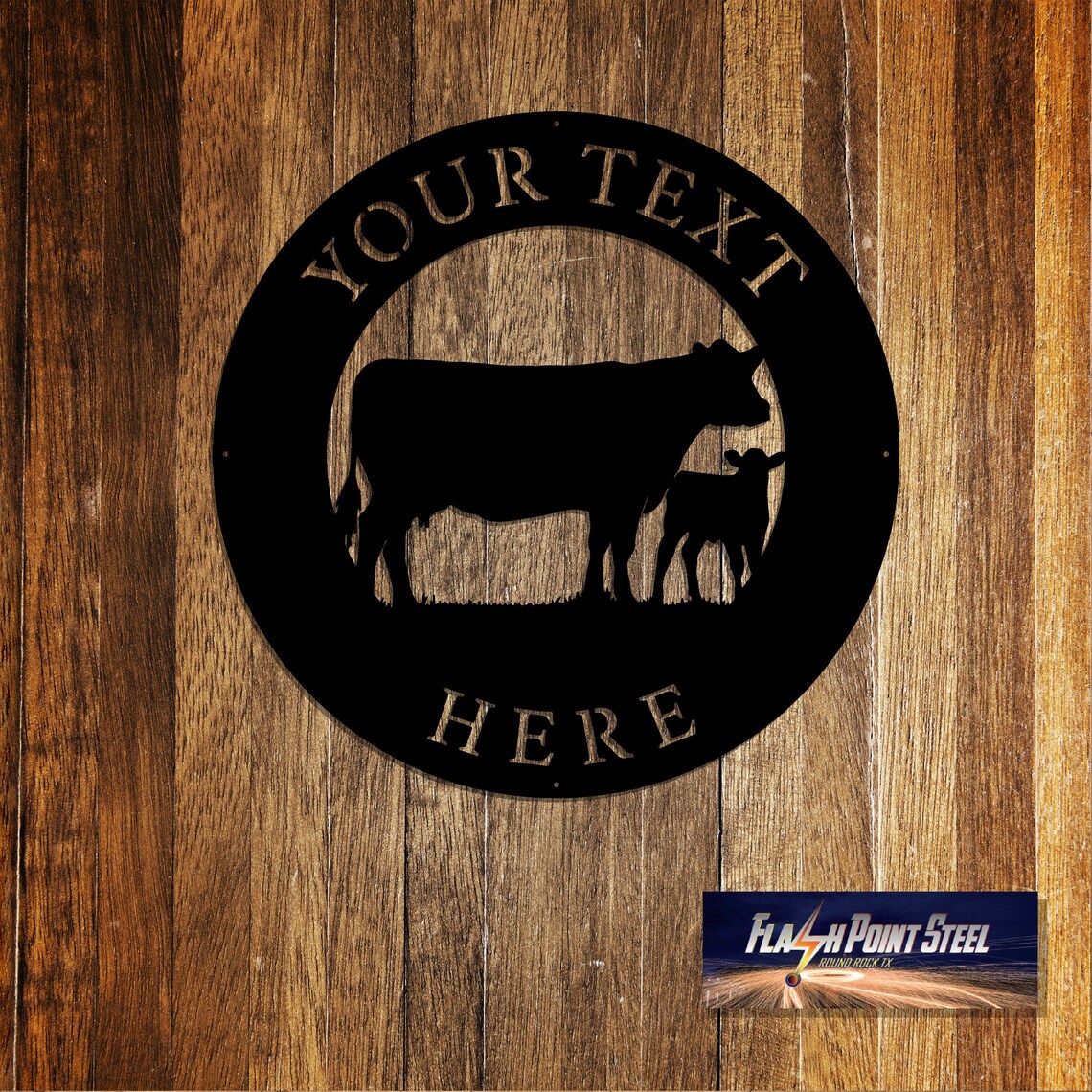 Cattle Metal Sign Custom Cow/calf Farmer Sign Personalized - Etsy