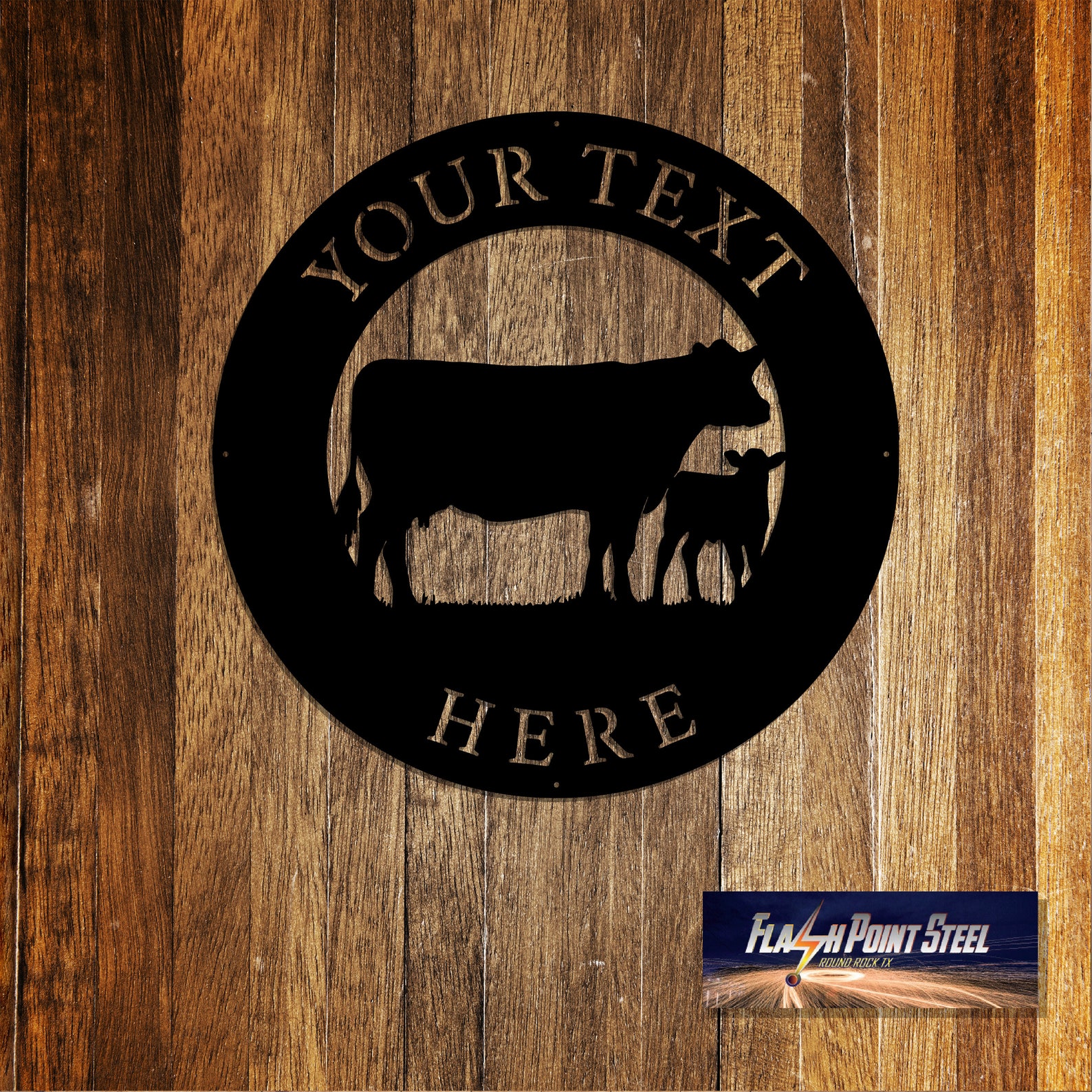 Cattle Metal Sign Custom Cow/calf Farmer Sign Personalized - Etsy