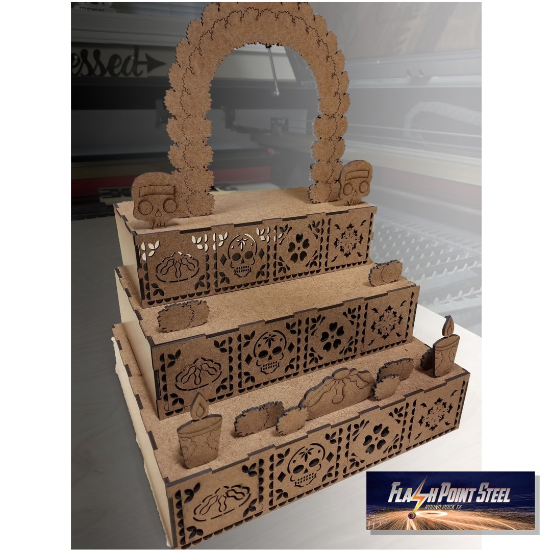 Day of the Dead Laser Cut 31pc , Altar De Muertos, Papel Picado, Pan De ...
