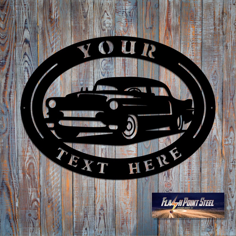 Hot Rod Sign Personalized Steel Art Metal Sign Motor - Etsy