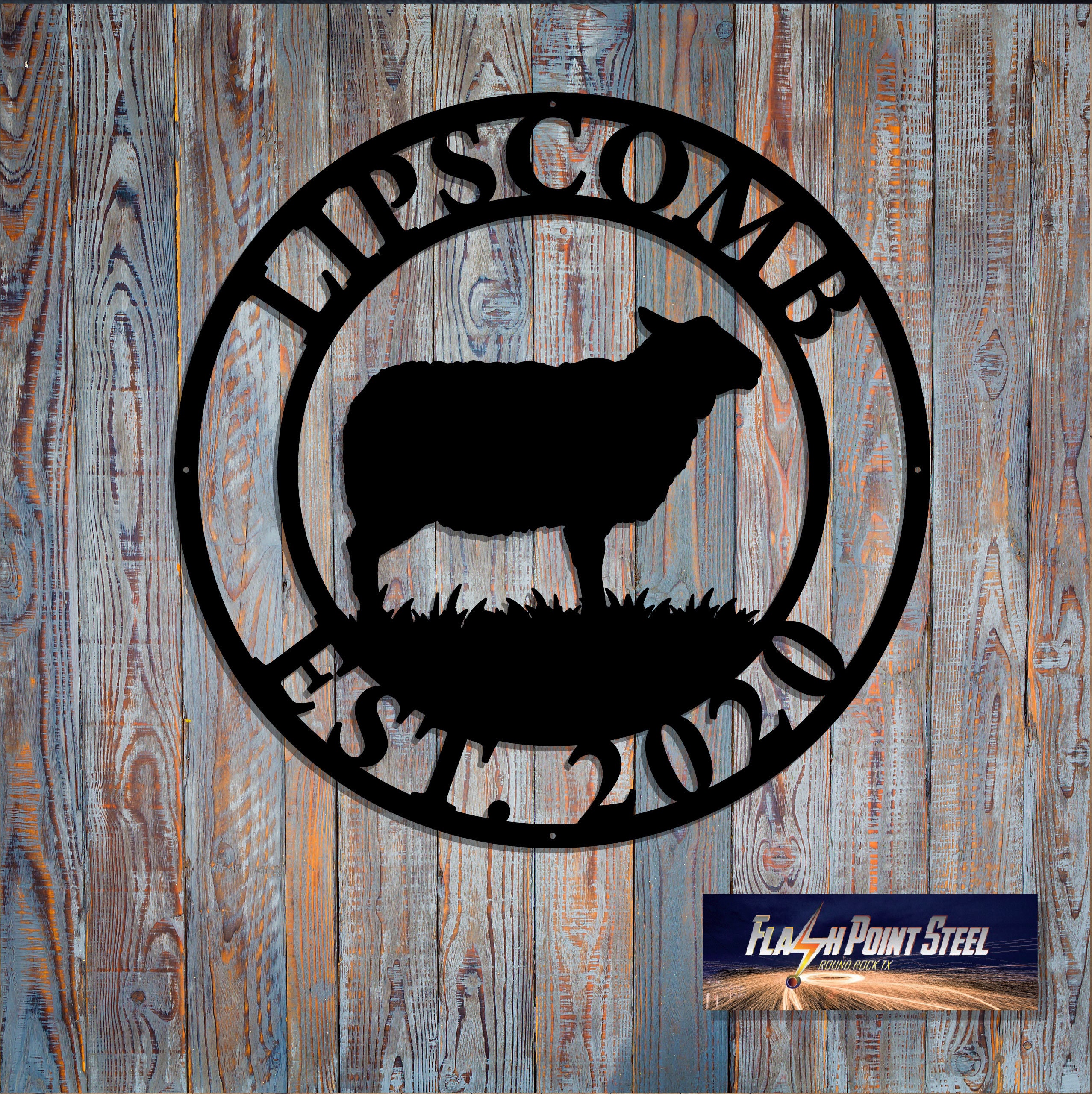 Sheep Metal Sign Custom sheep and lamb Farmer sign | Etsy