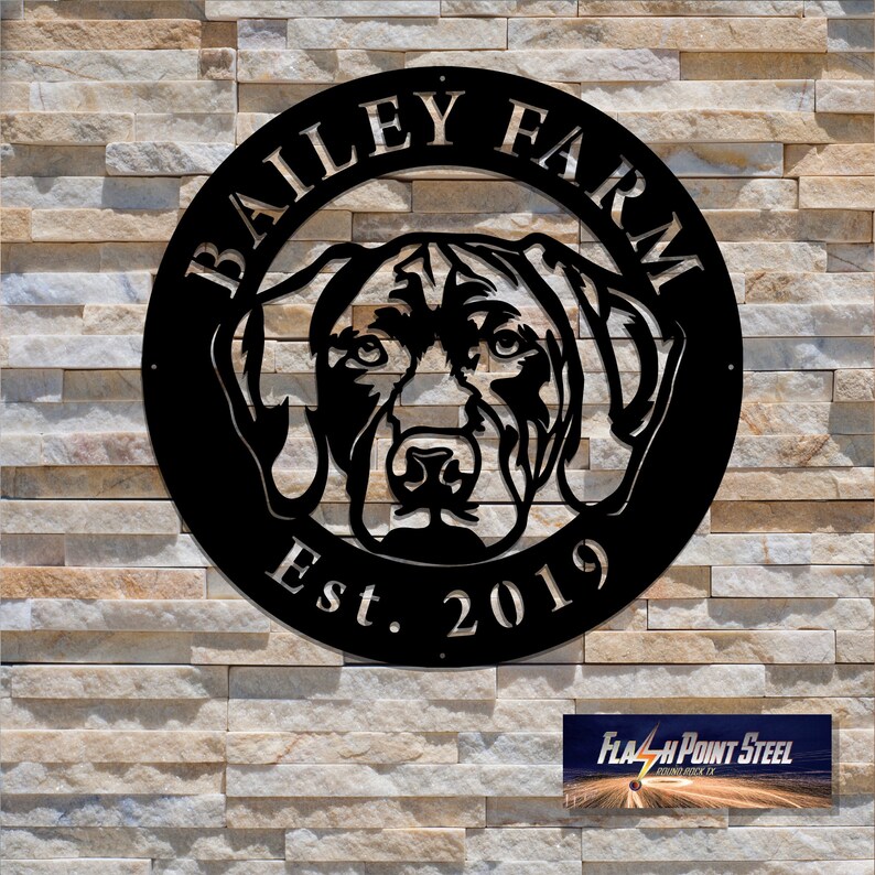 Labrador Retriever Dog Sign Hunting Dog Entrance Sign Wall - Etsy