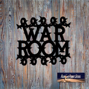 War Room Sign, Plasma Cut ,steel Sign CNC ,steel Art, Prayer ...