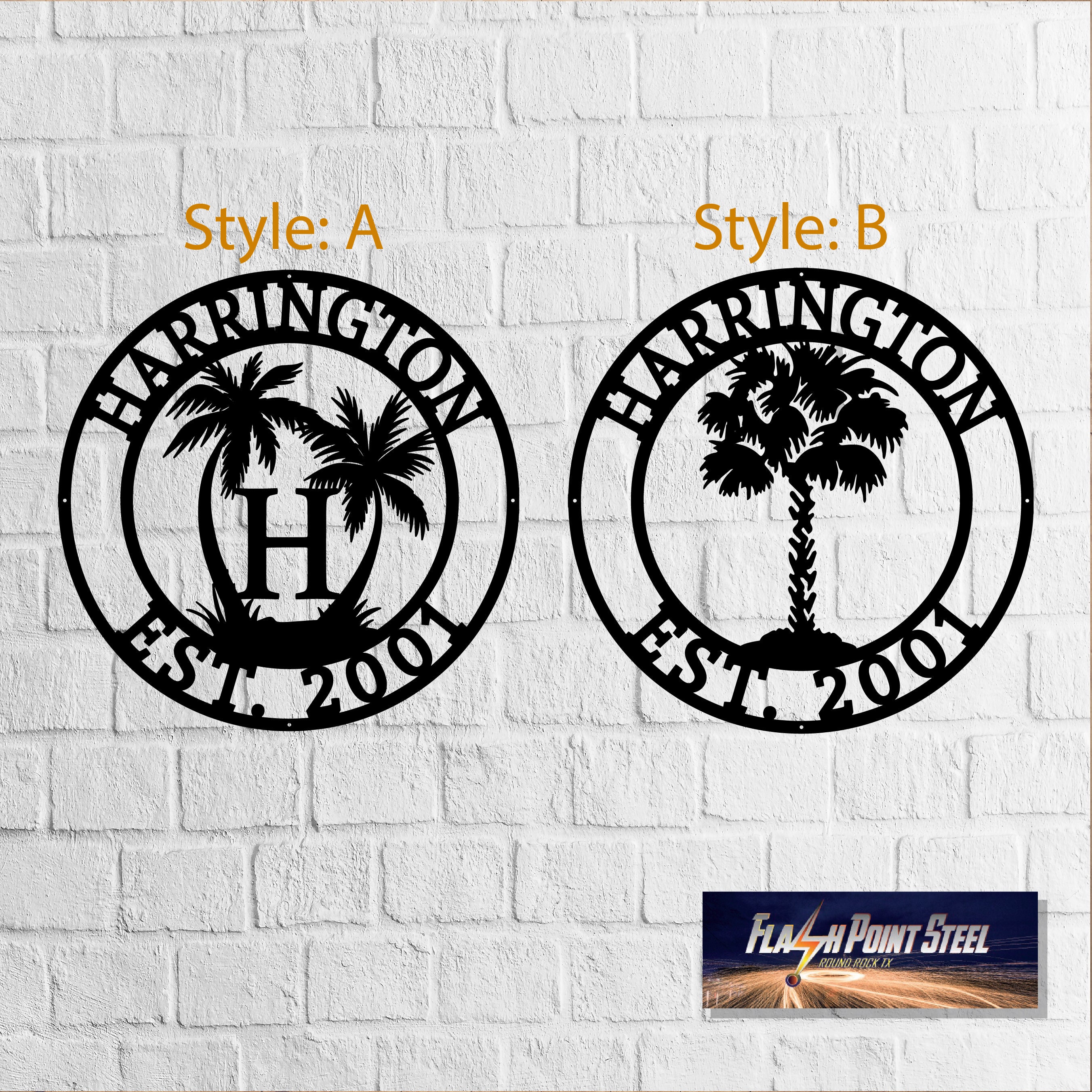 Palm Tree Sign Tropical Entrance Sign Wall Decor Plasma - Etsy UK