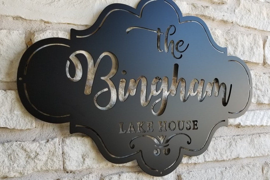 Plasma Cut Metal Signs