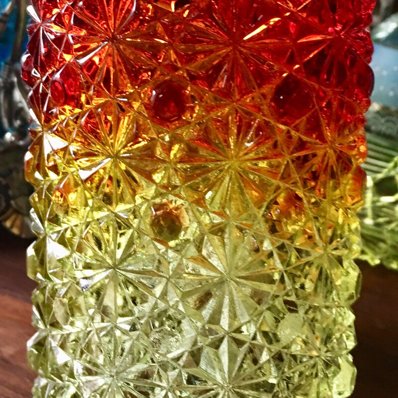 Amberina Glass - Etsy