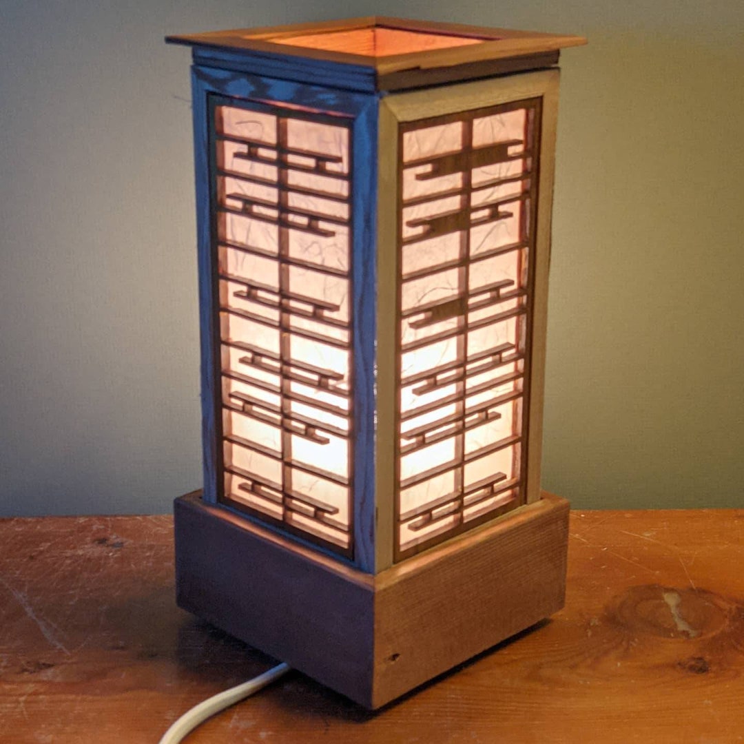 Japanese Style Lamp - Etsy