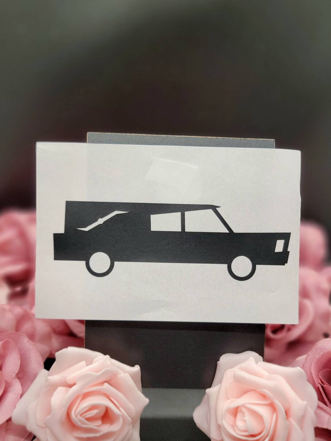 Hearse Vinyl Decal Sticker - Etsy