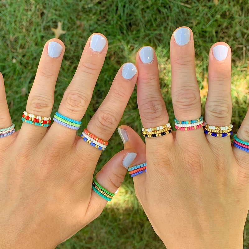 Seed Bead Ring - Etsy