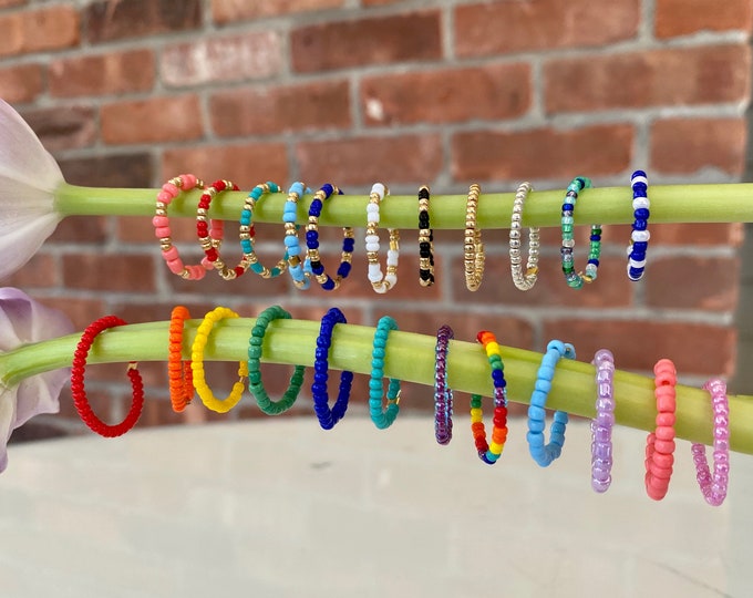 Custom Bead Ring Single Seed Bead Ring Seed Bead Ring - Etsy