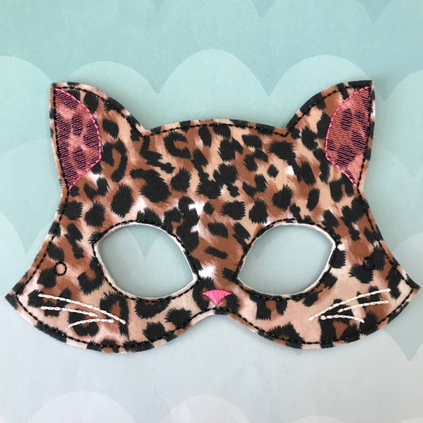 Cheetah Face Mask - Etsy