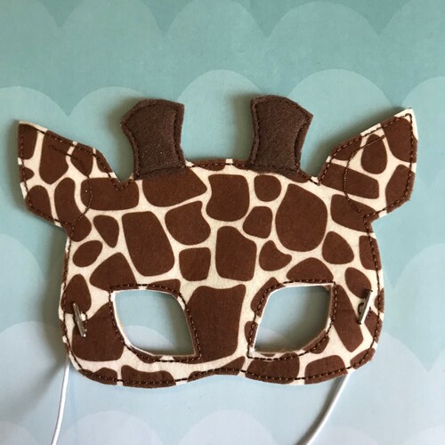 Giraffe Party Mask Giraffe Photo Prop Giraffe Party Favor - Etsy