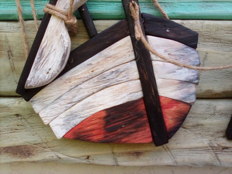 Beached Boat-sailboat-distressed Wood Boat-nautical Decor-nautical Art ...
