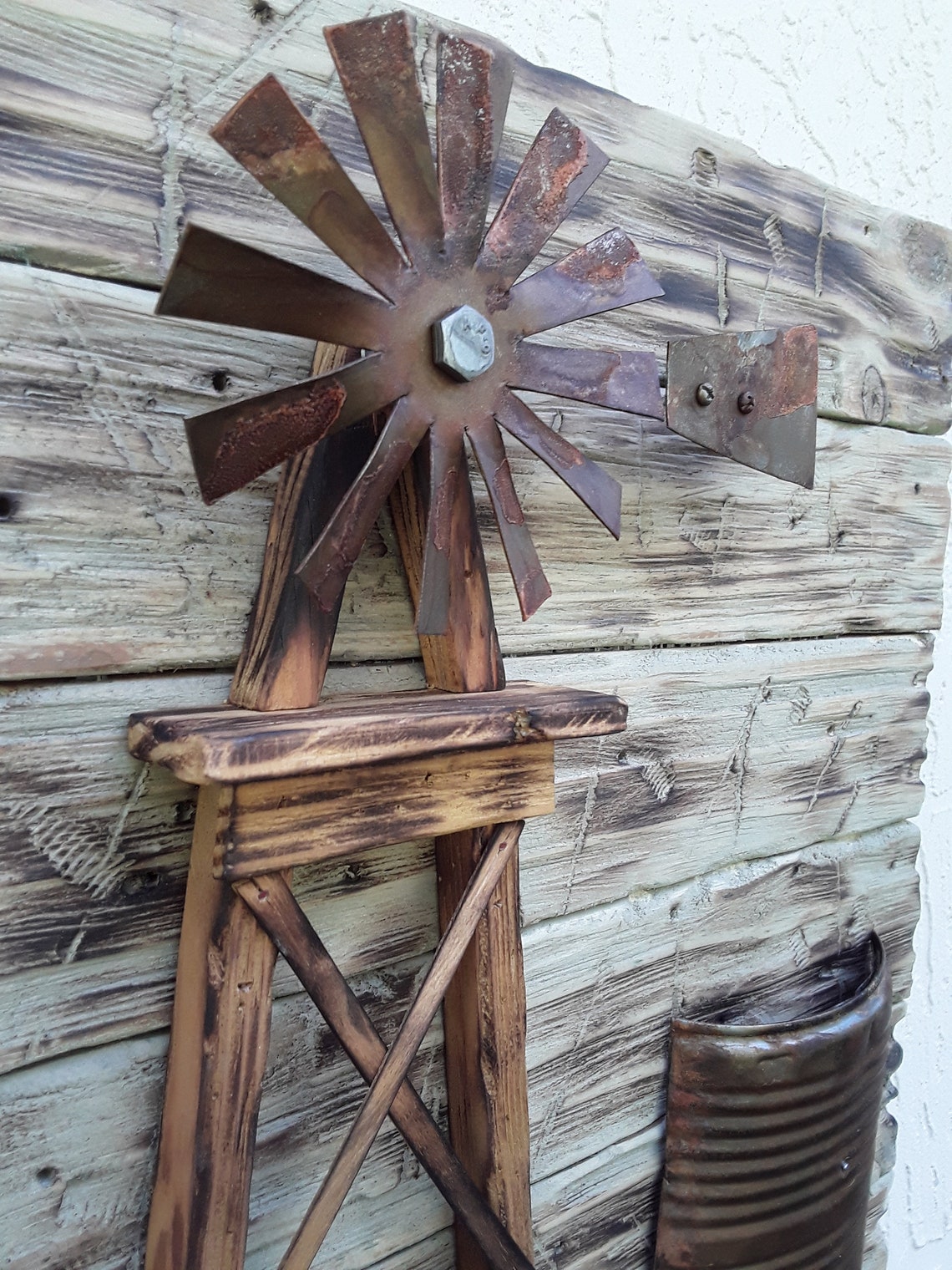 Windmill-rustic Windmill-windmill Wall Art-windmill Decor-country ...