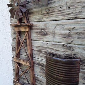Windmill-rustic Windmill-windmill Wall Art-windmill Decor-country ...