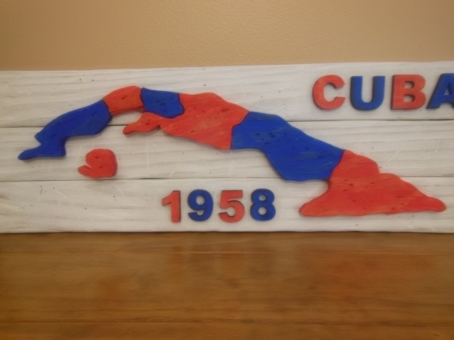 Cuban Art-cuban Map-cuban Decoration-cuba Gift-cuba-wood Map-wood Art ...
