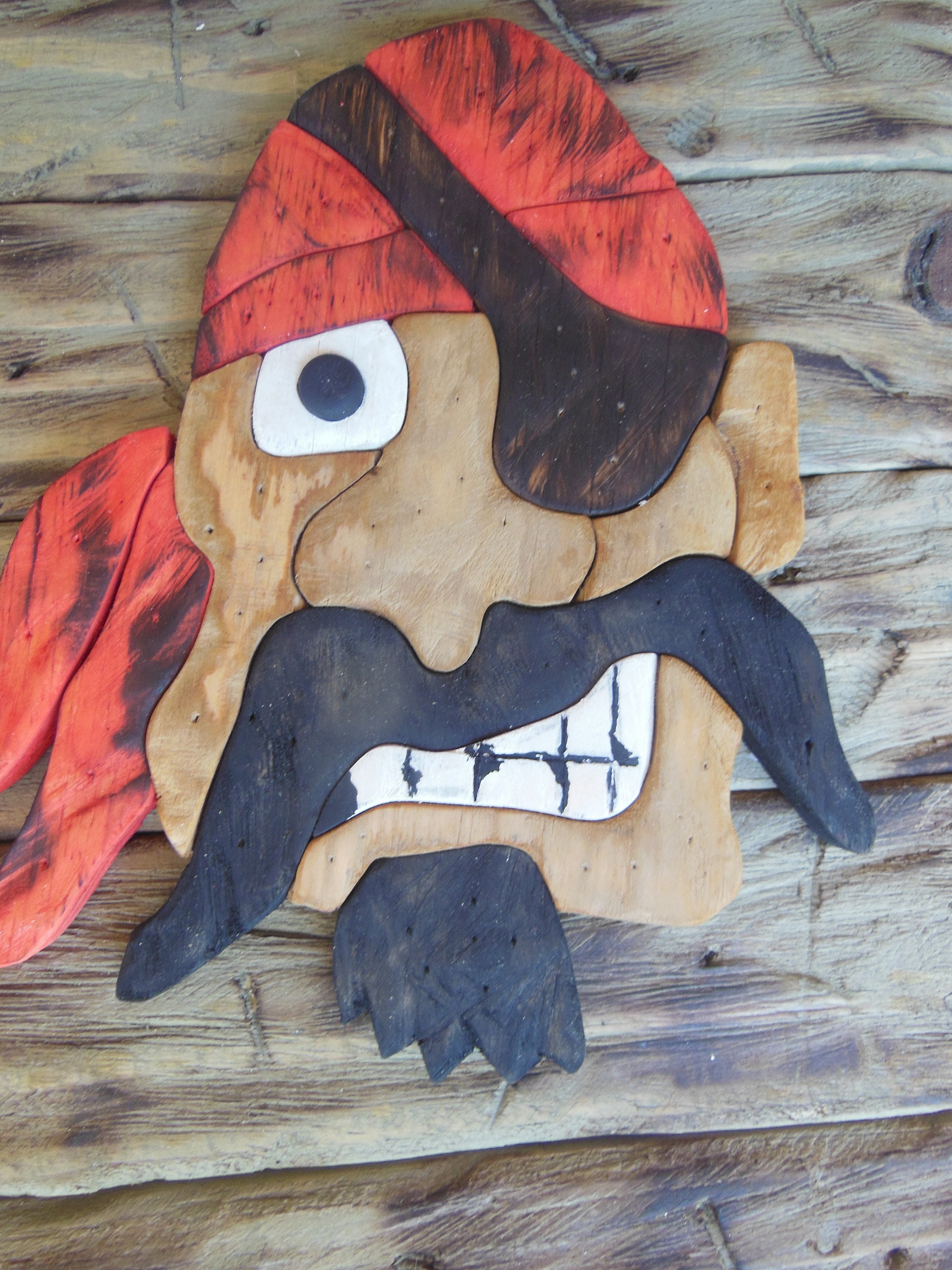 Pirate-pirate Sign-pirate Art-pirate Decor-pirate Flag-rustic - Etsy