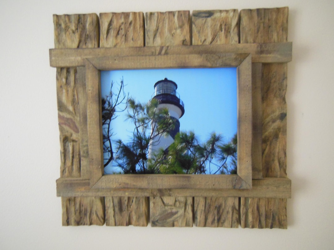 Rustic Wood Frame-barn Wood Frame-weathered Wood Frame-distressed Wood ...