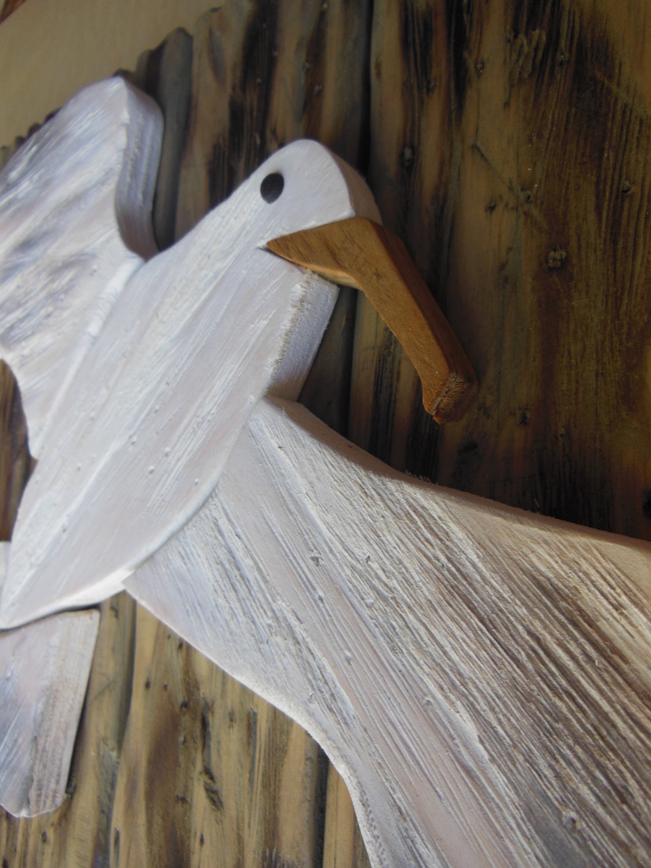 Wood Seagull-seagull-distressed Wood Seagull-nautical Decor-nautical ...