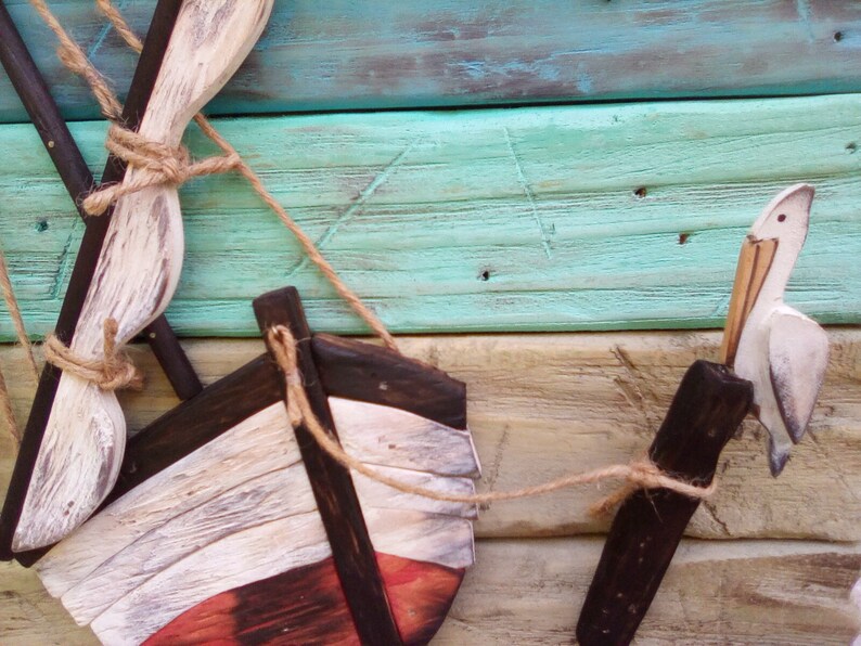 Beached Boat-sailboat-distressed Wood Boat-nautical Decor-nautical Art ...