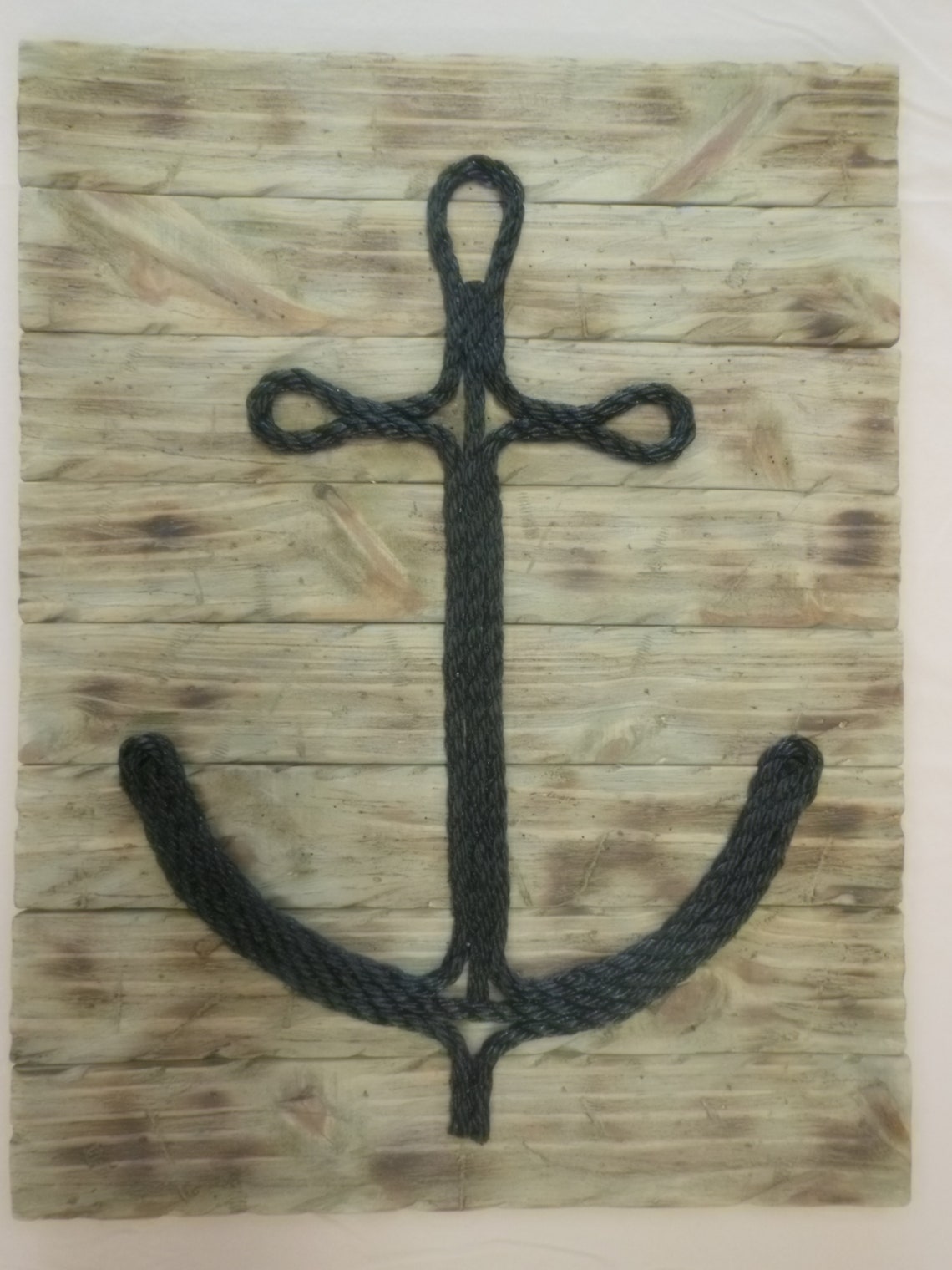 Rope Anchor-anchor-nautical Decor-nautical Art-rustic | Etsy