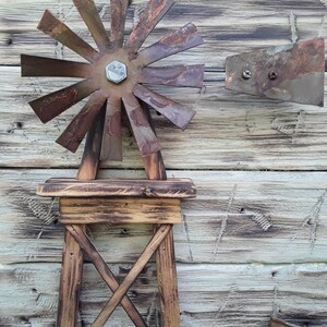 Windmill-rustic Windmill-windmill Wall Art-windmill Decor-country ...