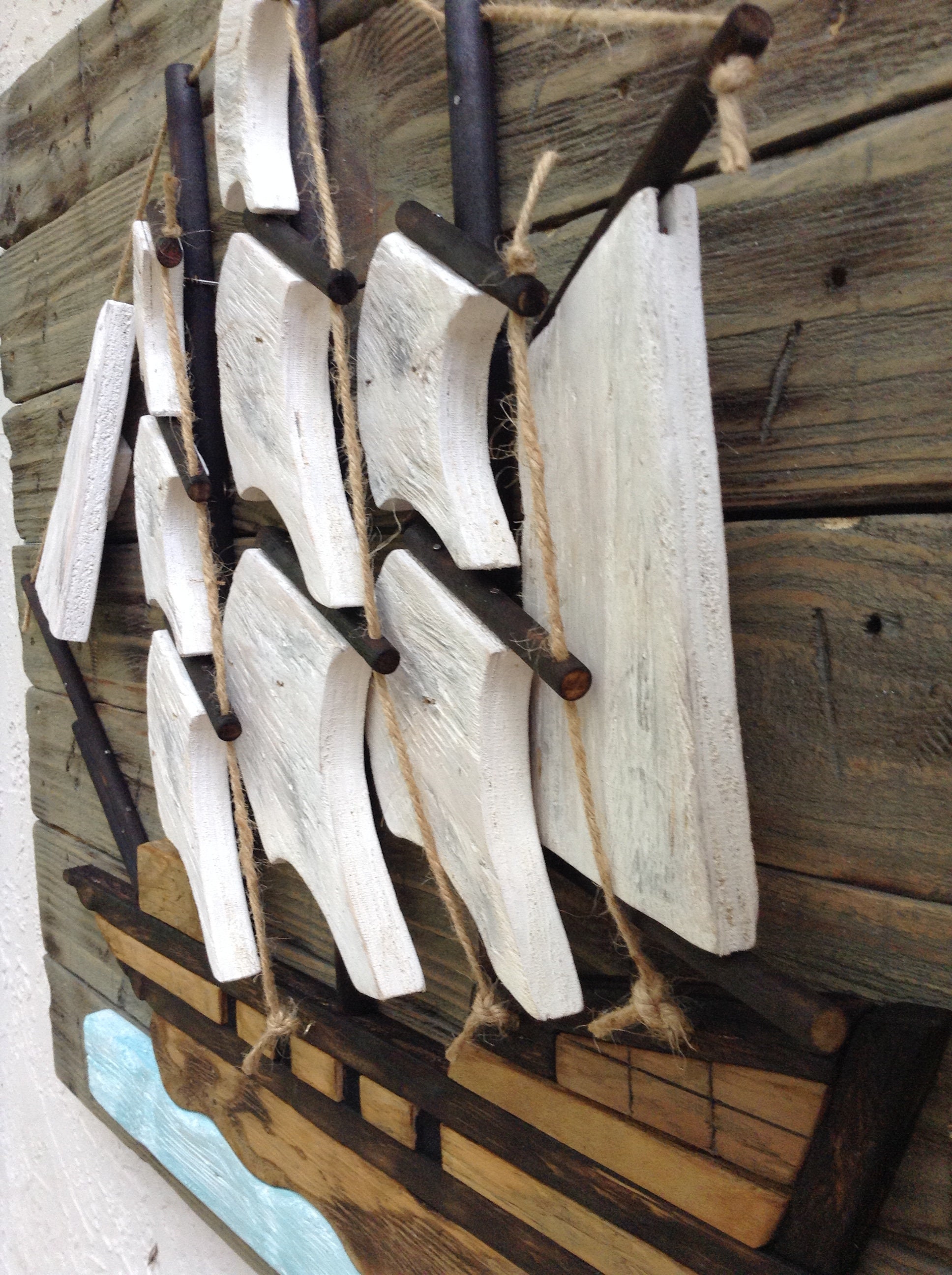 Wood Pirate Ship-pirate Ship-distressed Wood Pirate - Etsy