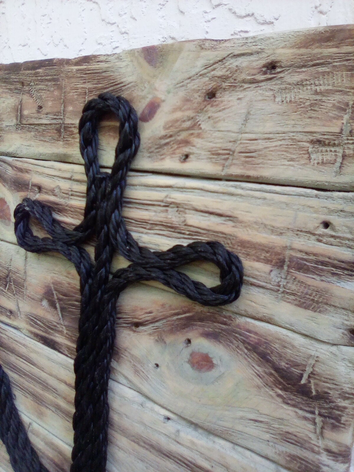 Rope Anchor-anchor-nautical Decor-nautical Art-rustic Decor-distressed ...