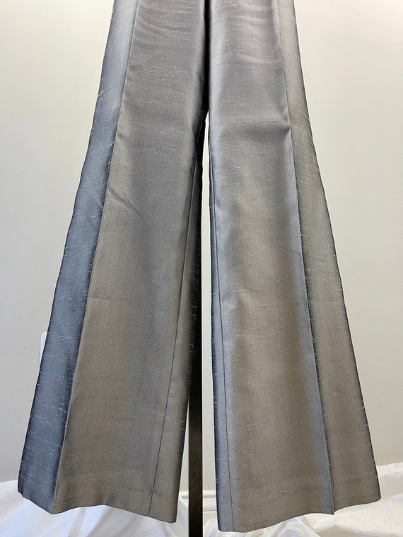 1980s Lane Davis Beverly Hills Silver Pantsuit - Gem