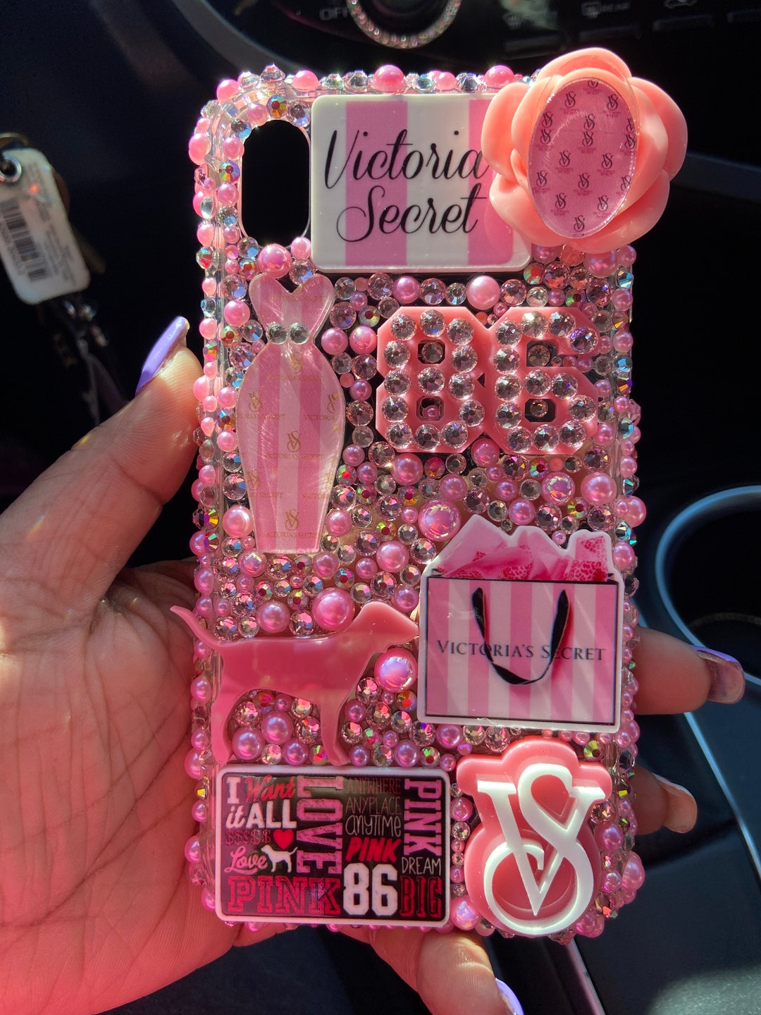 Custom Bling Phone Case - Etsy