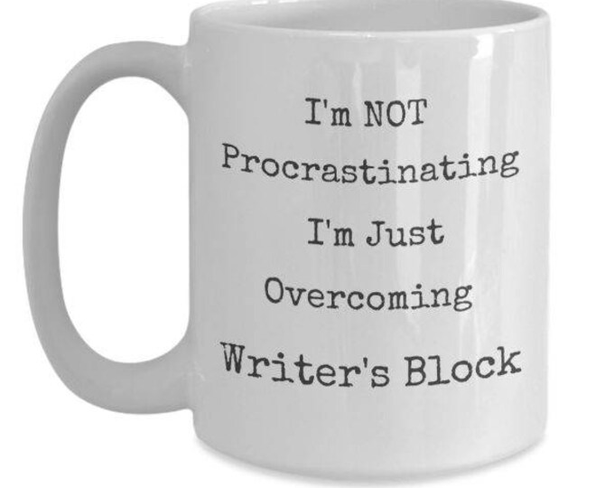 Funny Writer Mug Novelist Gift Idea Writing Present Writer's Block - Etsy
