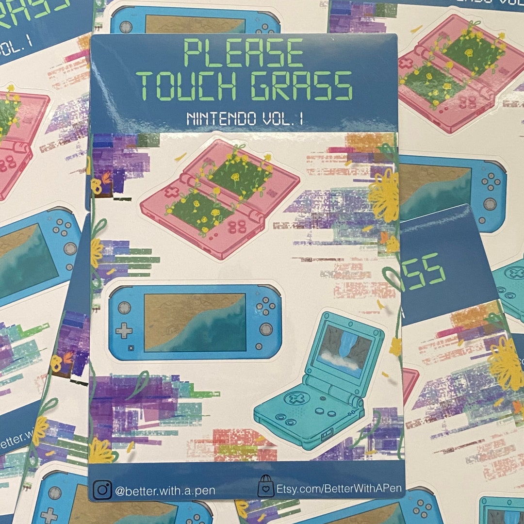 Please Touch Grass Vol. 1 Sticker Sheet - Etsy