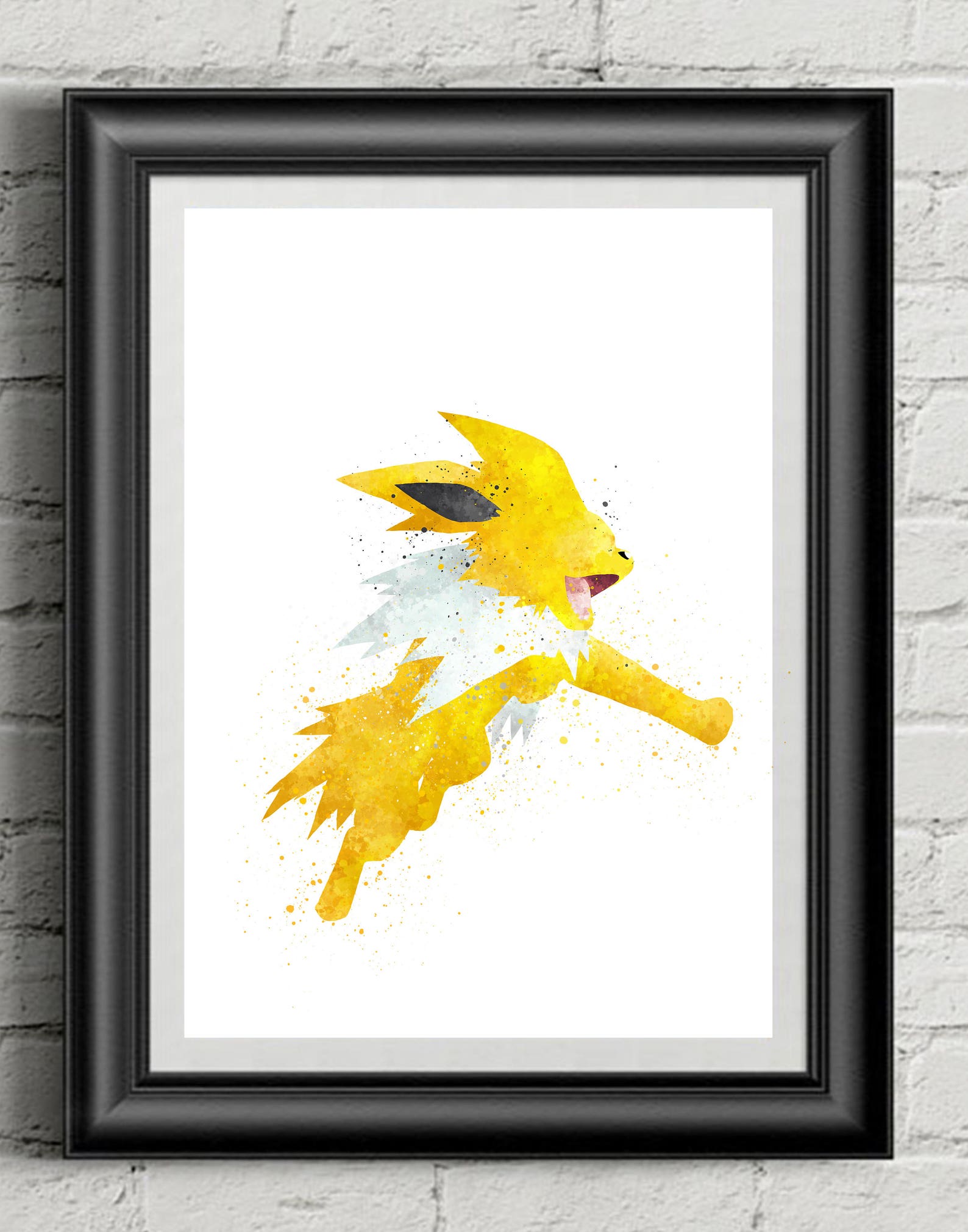 Lighting Fox Watercolor Digital Download Print Wall Art - Etsy