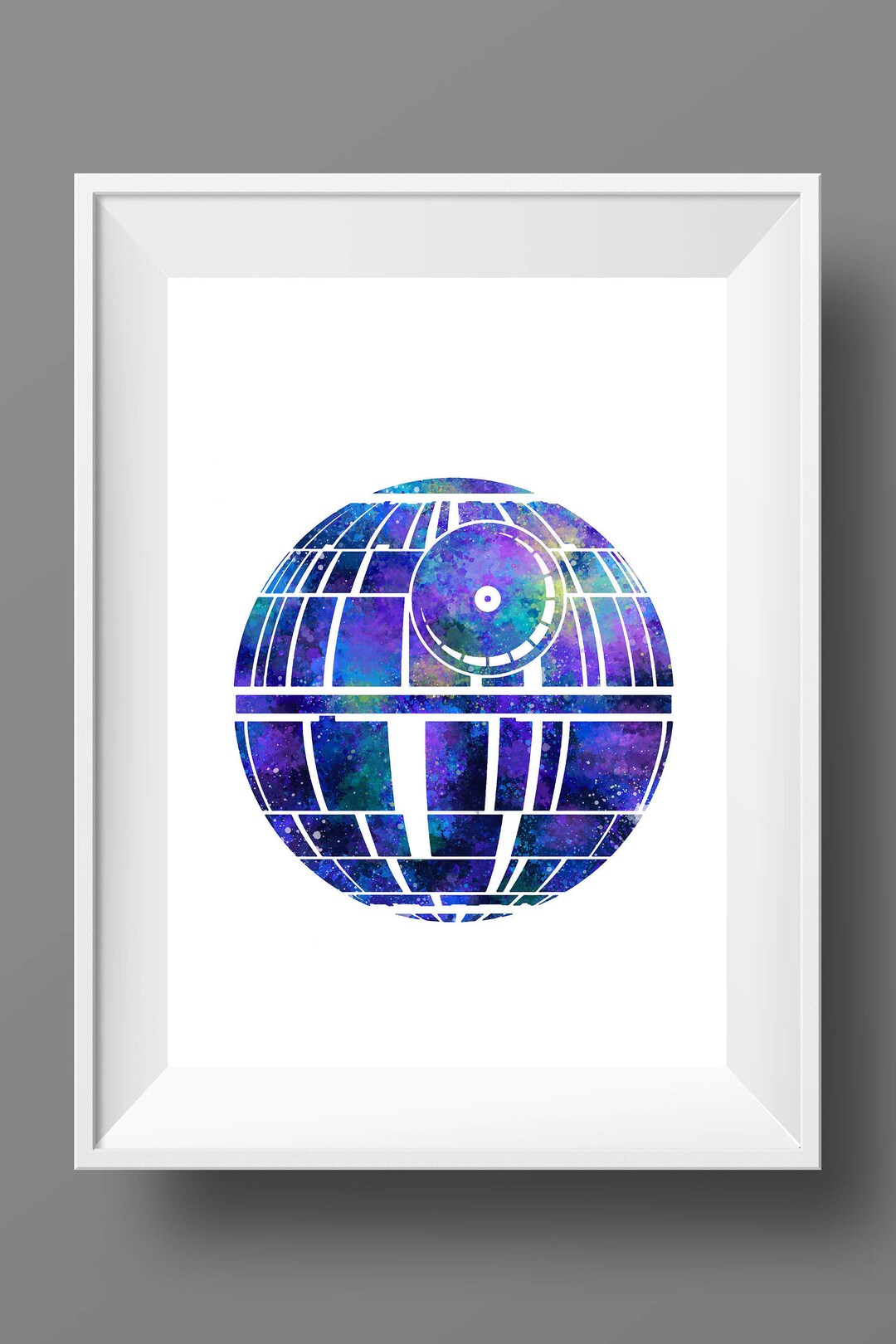 Galaxy Star Watercolor Print Digital Download Wall Art - Etsy