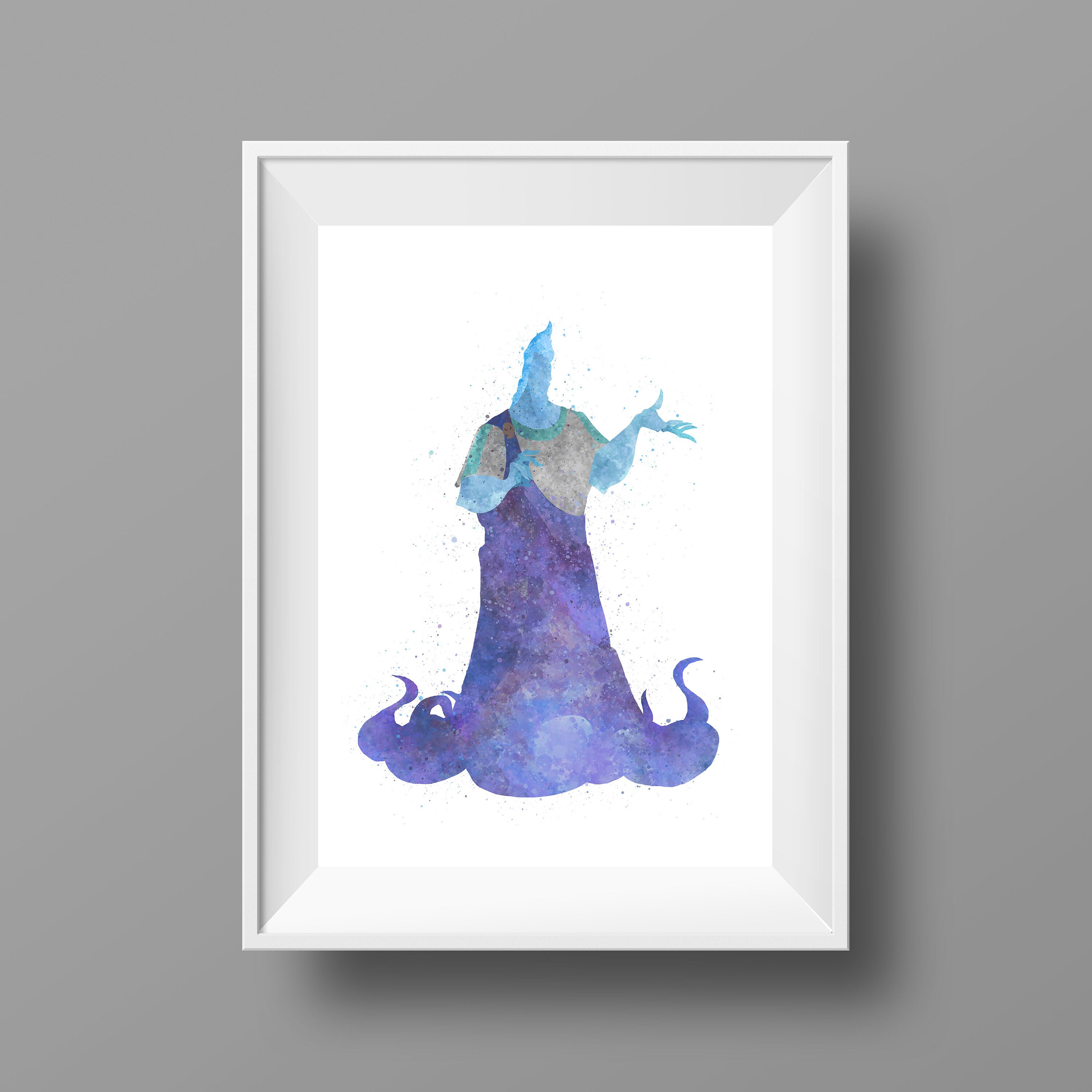 Set of 6 Classic Villain's Digital Watercolor Prints, Nursery Art, Wall ...