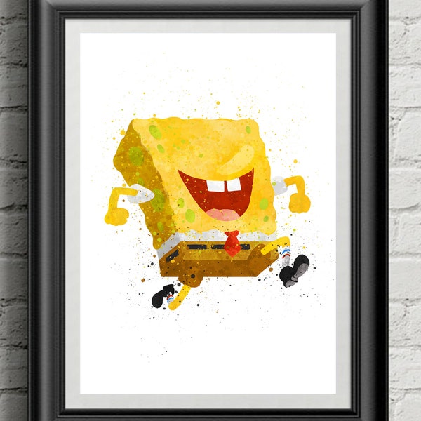 Spongebob Poster - Etsy