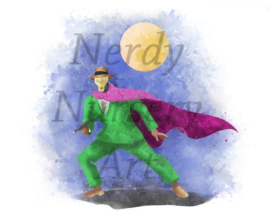 Sandman Custom Watercolor Printable Art Home Decor Digital | Etsy